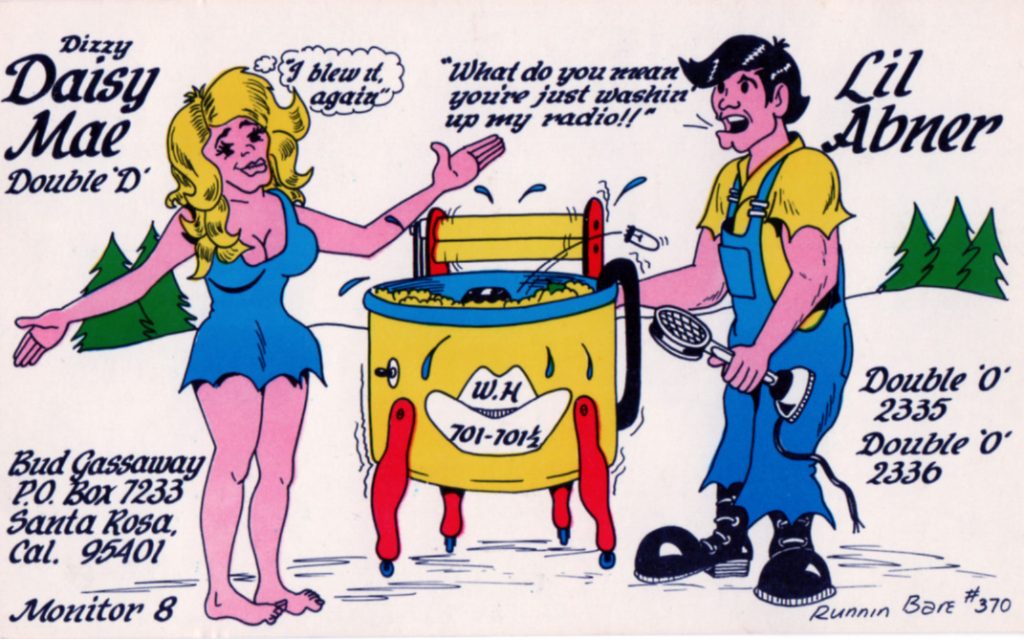 The Art of the Cartoon-Character QSL Card – Harry-Go-Round